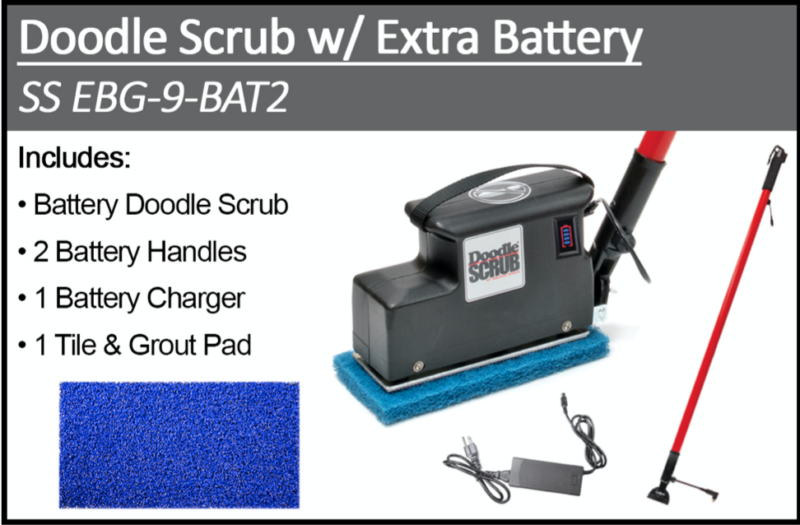Battery Doodle Scrub with Extra Battery Handle – VONOS